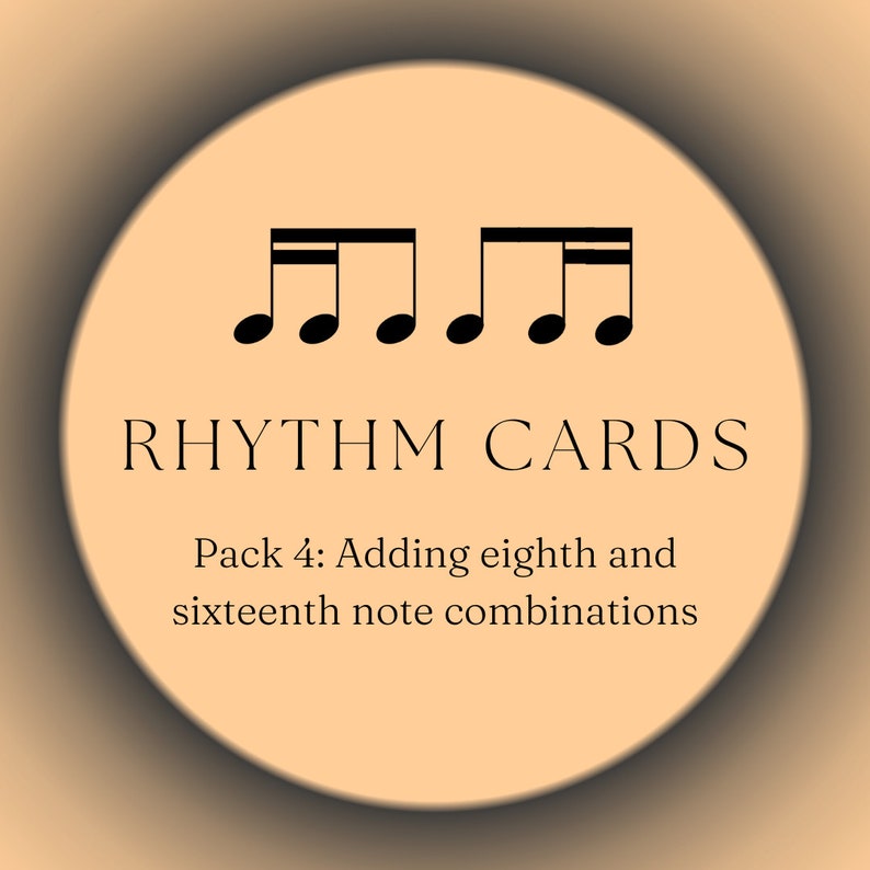 Rhythm Cards Pack 4 - Etsy