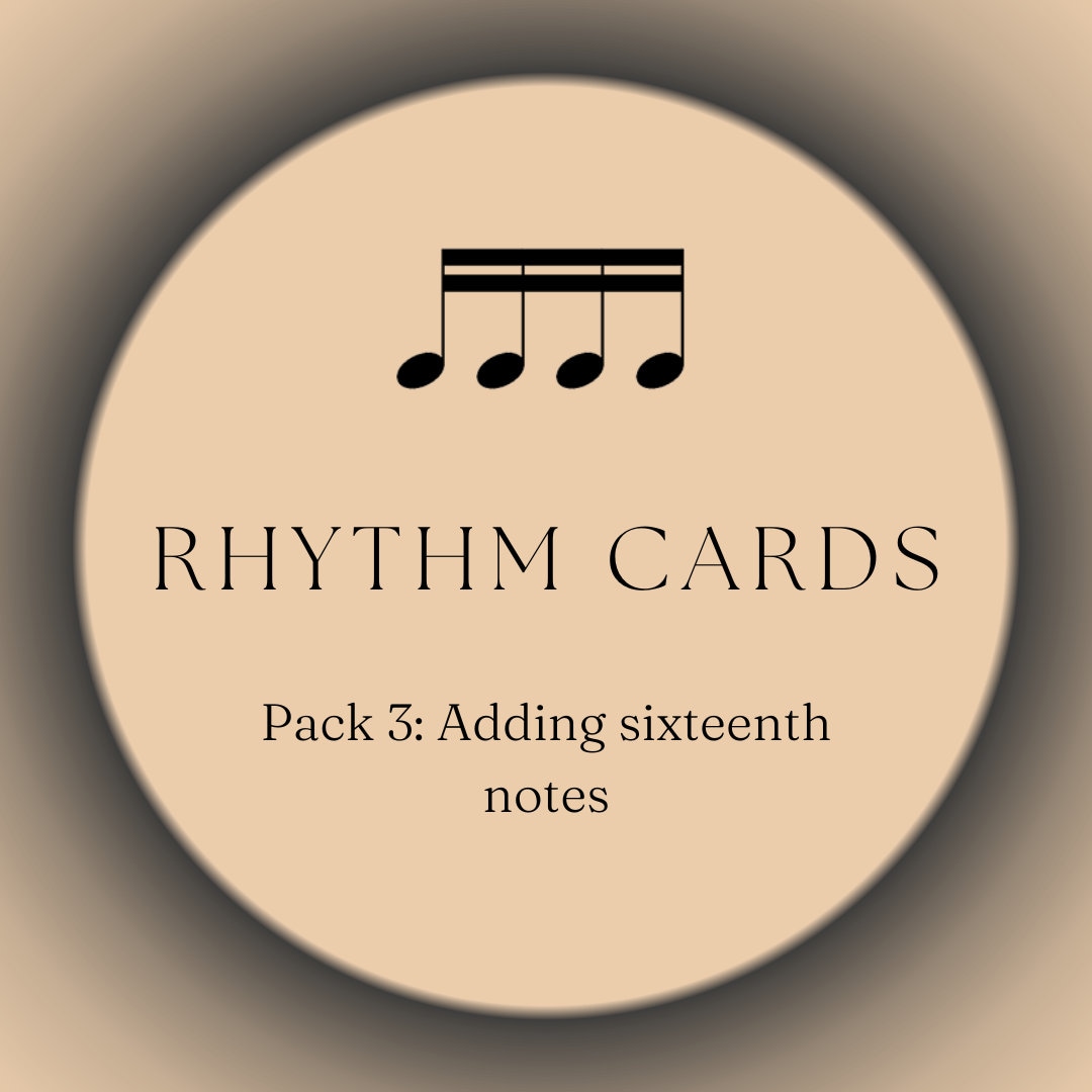 Rhythm Cards - Pack 3 - Etsy