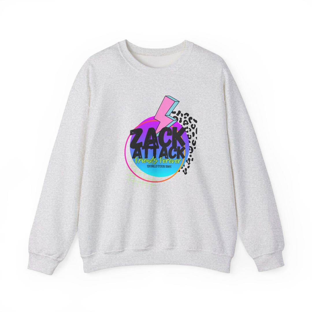Zack Attack Friends Forever Tour Sweatshirt | Save by the Bell | Funny ...
