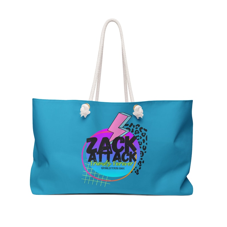 Funny 90s Sitcom Weekender Bag / Zack Attack / Saved by the Bell / TV ...