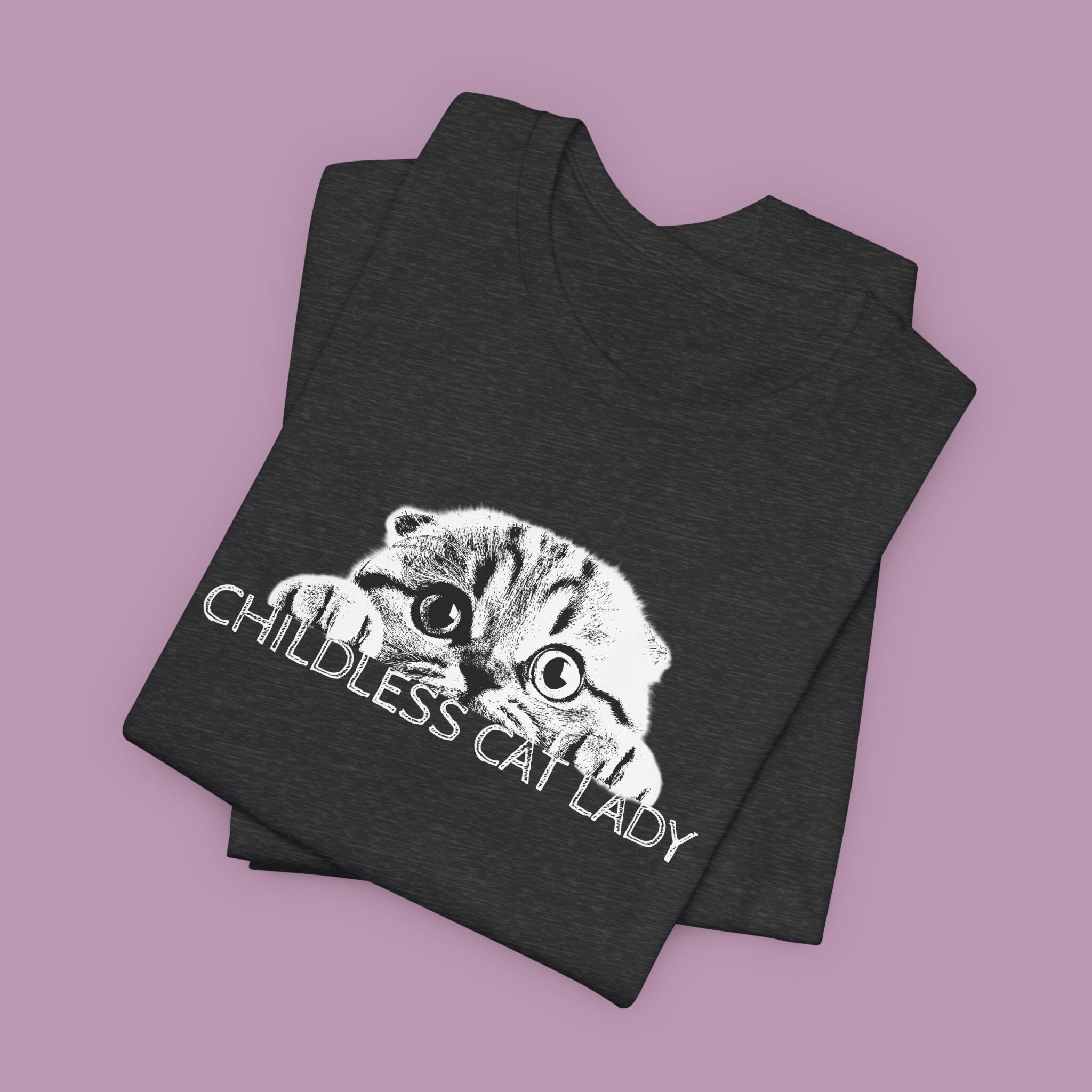 Childless Cat Lady Funny Cat T-shirt, Women Against Fascism, Feminist ...