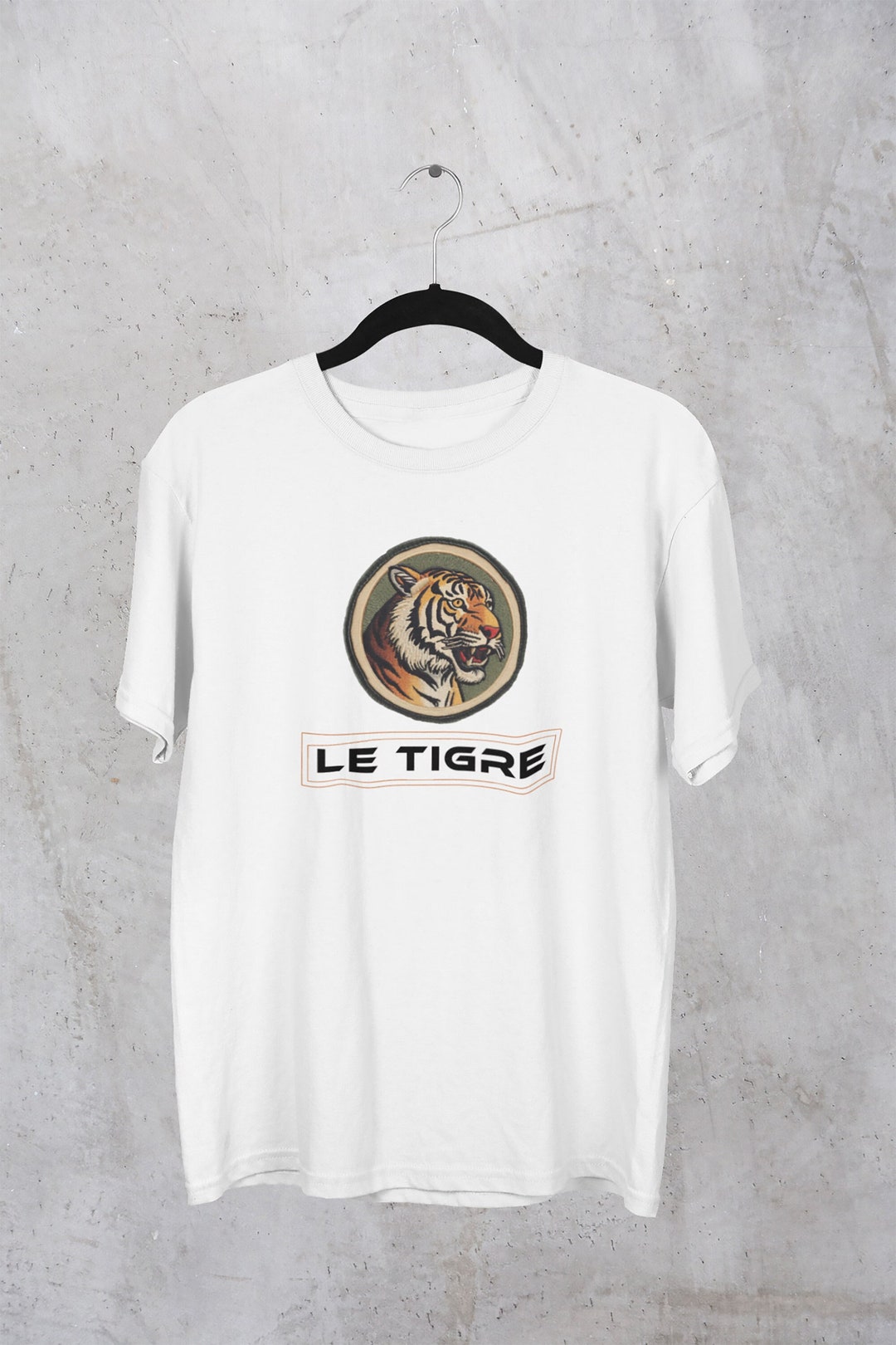 Le Tigre Tiger Face Tee, Animal Shirts for Women, Tiger Graphic Tee ...