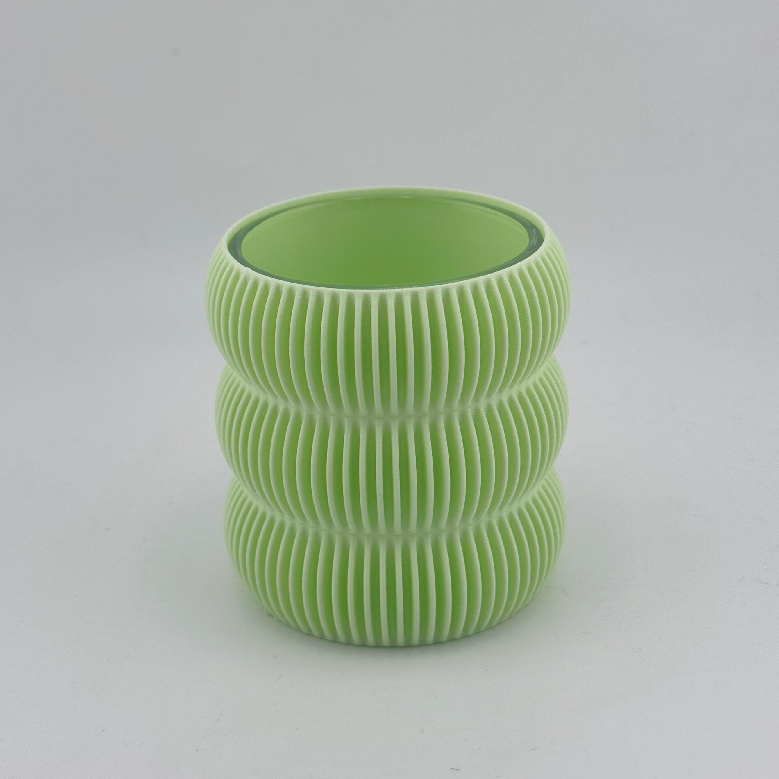 Mini Planter With Glass Insert and Stylish Sleeve – Perfect for ...