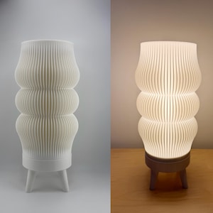 Modern Lamp - Textured 3D Printed Design - Etsy