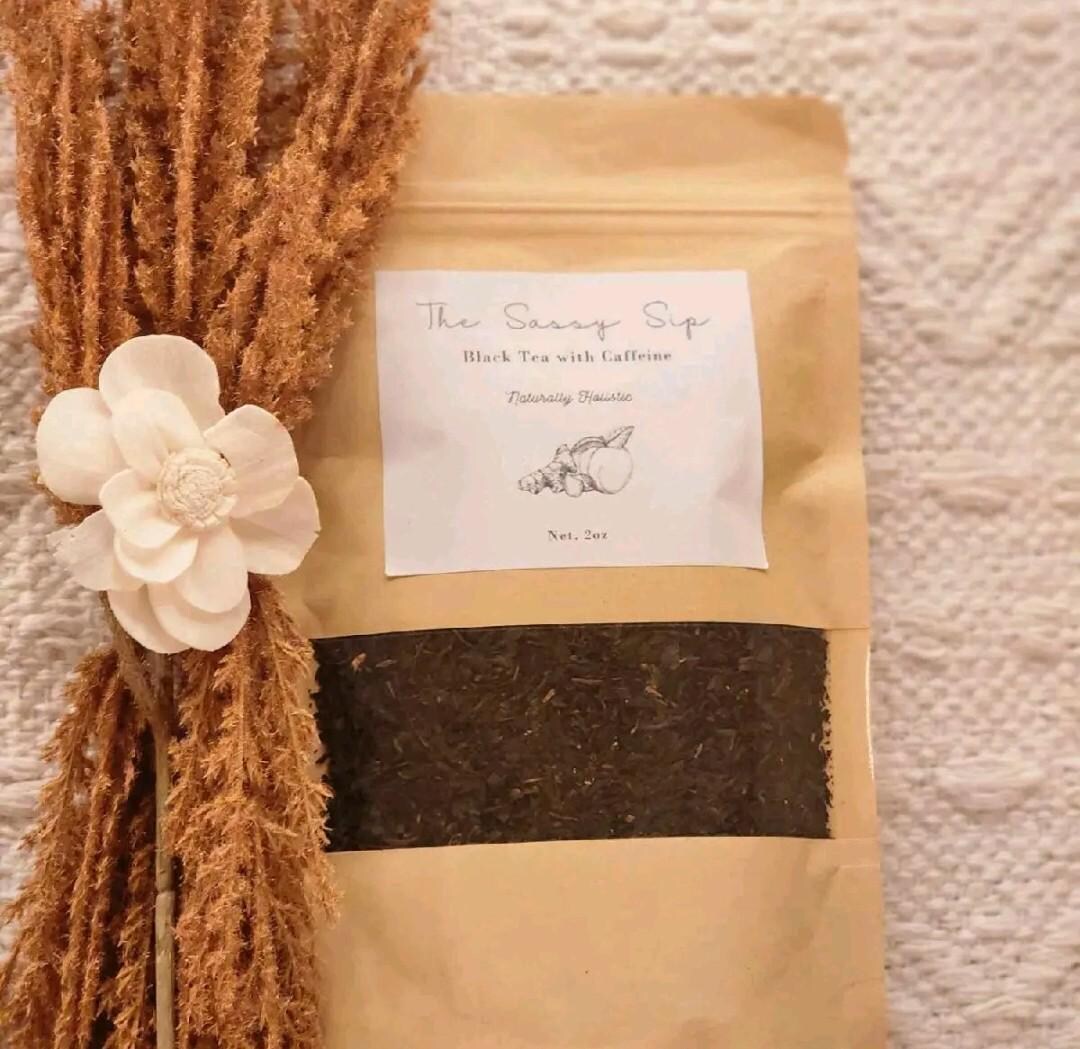 The Sassy Sip - Ginger Peach Black Tea - Loose Leaf - Etsy
