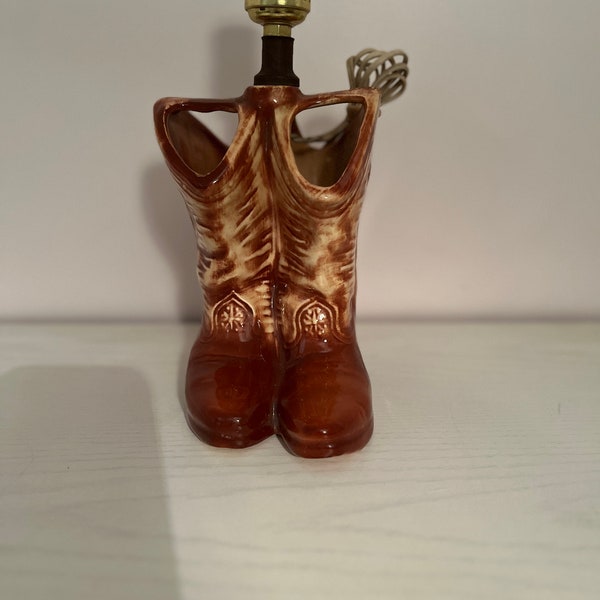 Cowboy Boot Lamp - Etsy