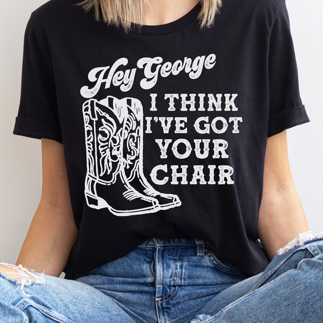 Hey George, Distressed Graphic Tee, Country Concert Tee, Howdy Cowboy ...