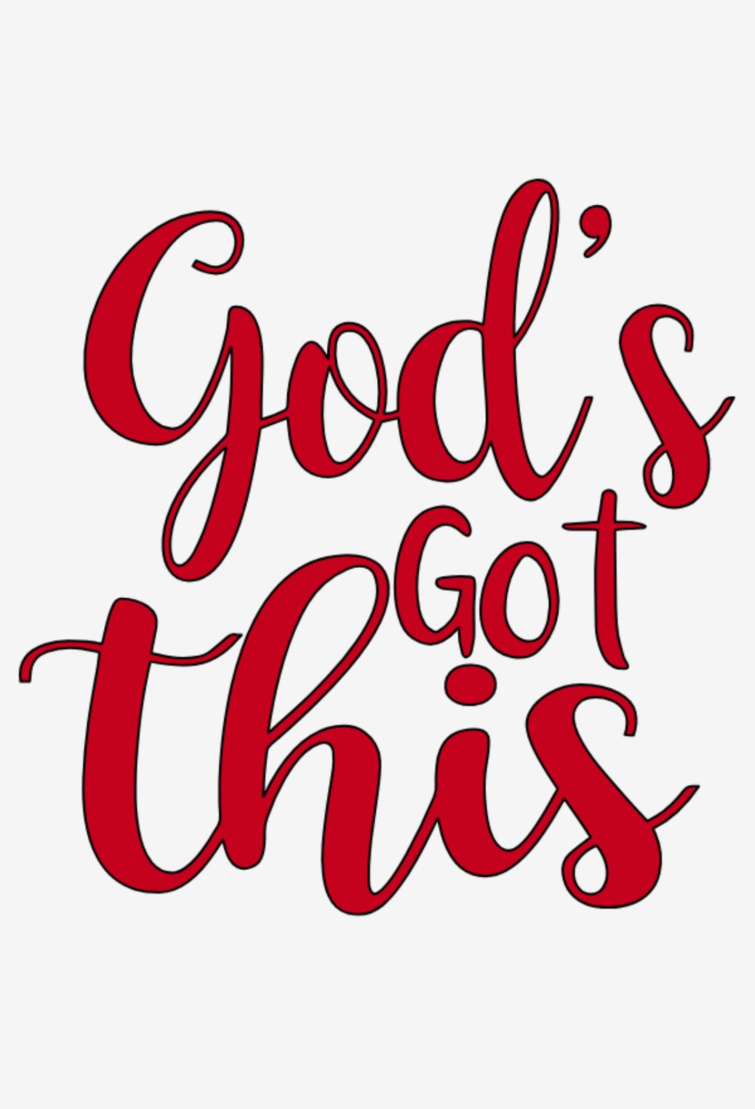 God's Got This Permanent Vinyl Decal Use on Car Windows,tumblers ...