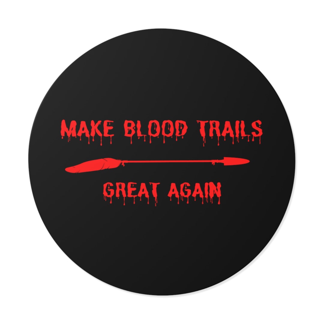 Blood Trails Vinyl Sticker - Etsy