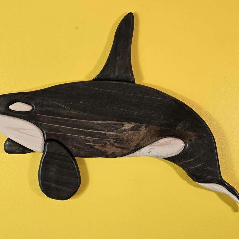 Orca Wood Carving - Etsy