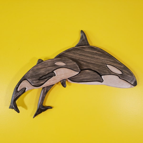 Orca Wood Carving - Etsy