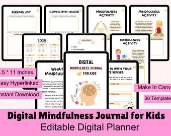 Fun Mindfulness *for Kids* Printable Workbook | Practice Mindfulness ...