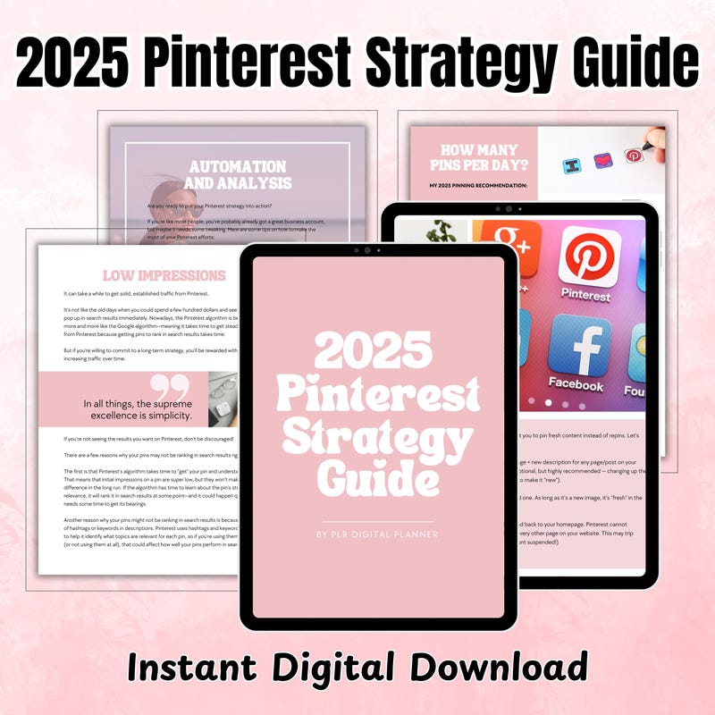 Pinterest Templates 2025 - Etsy