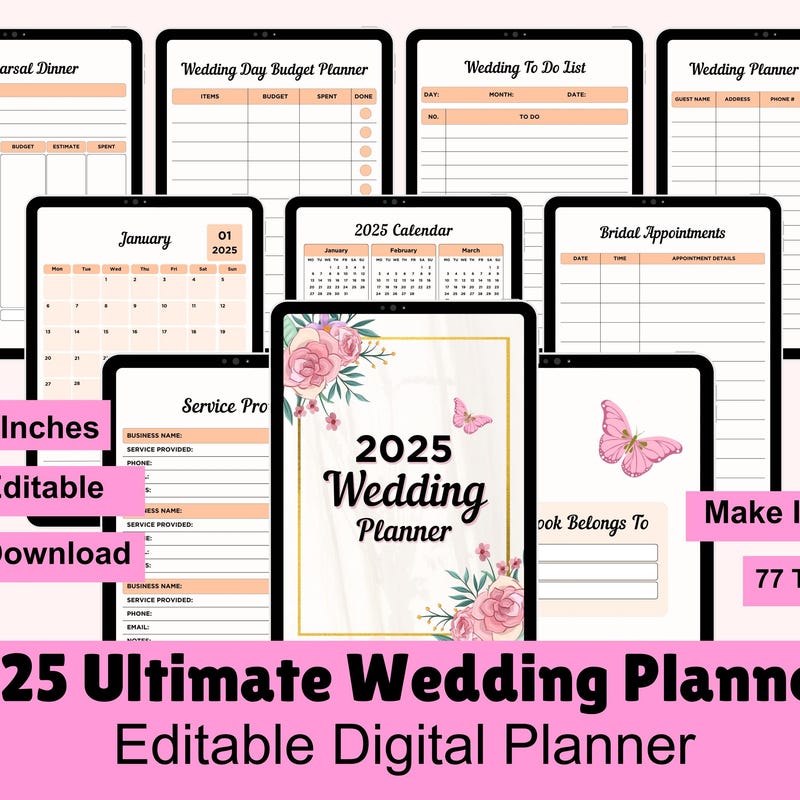 2025 Checklist Planner - Etsy