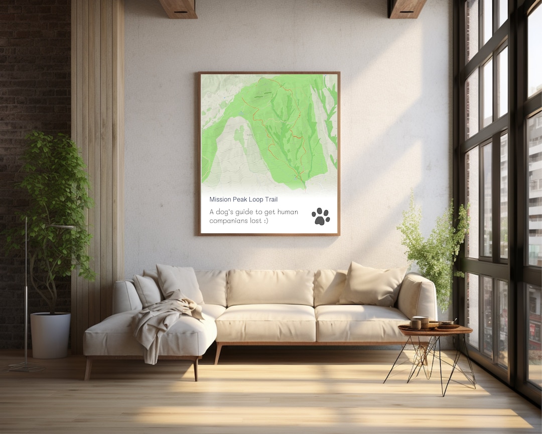 Unique Map Art: Transform Your Favorite Trails Into Captivating Poster ...