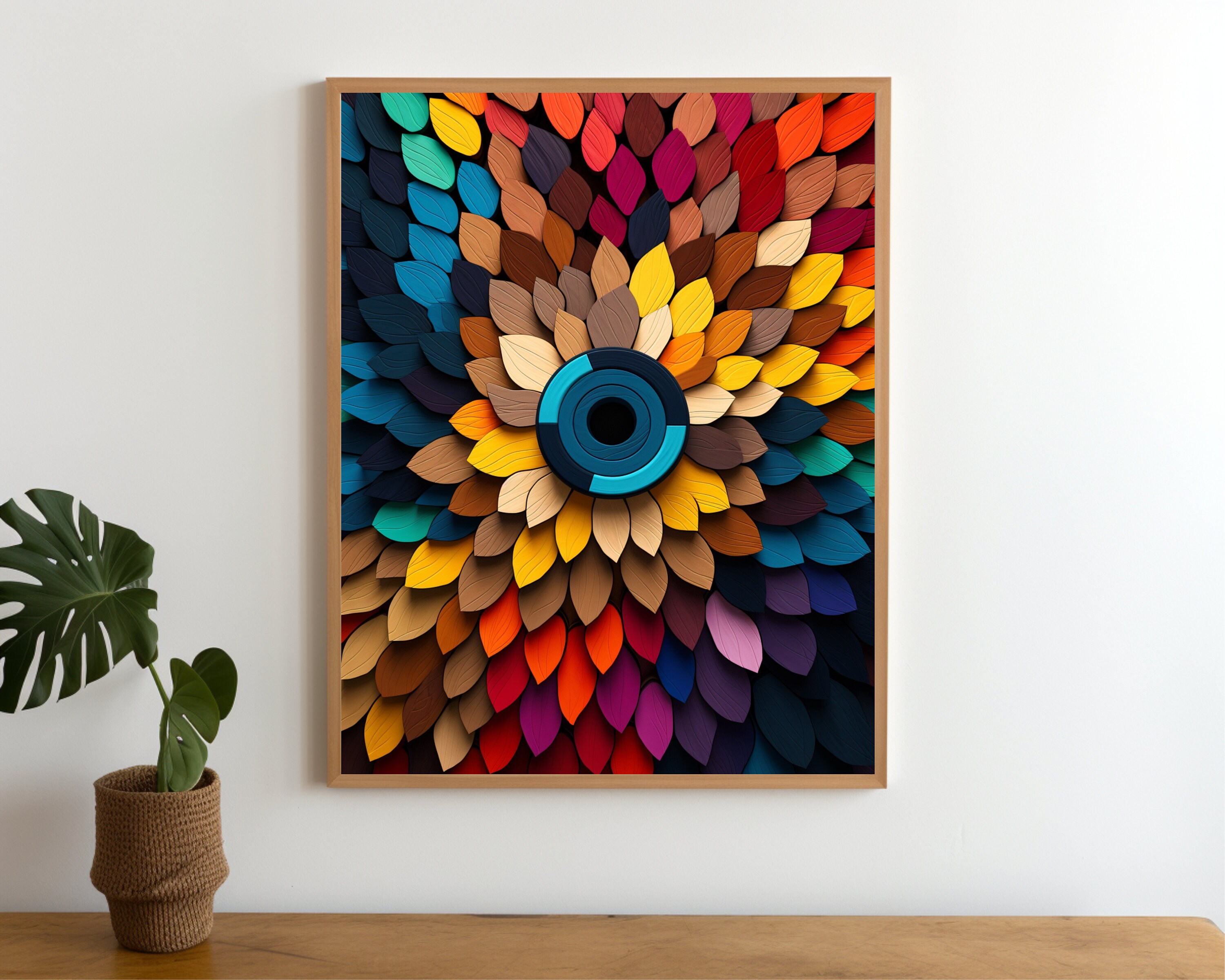 Set of 3 Colorful Aesthetic Posters - Printable Wall Art for Instant ...
