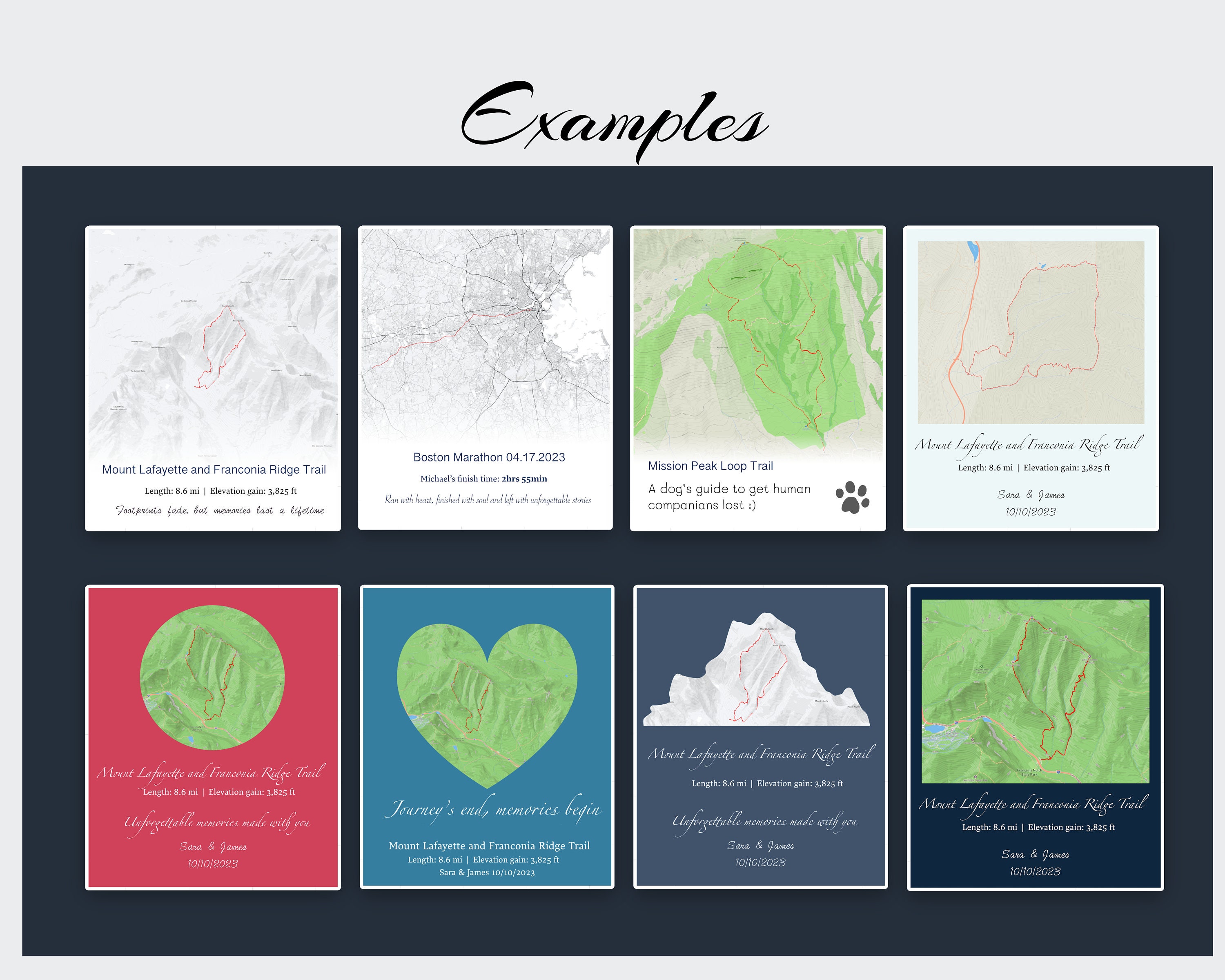 Unique Map Art: Transform Your Favorite Trails Into Captivating Poster ...