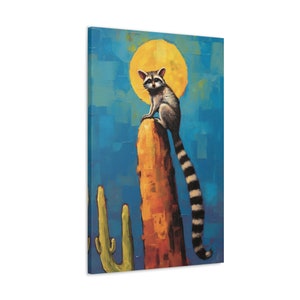 Ring Tail Cactus Art Print Desert Cactus Western Home Decor ...