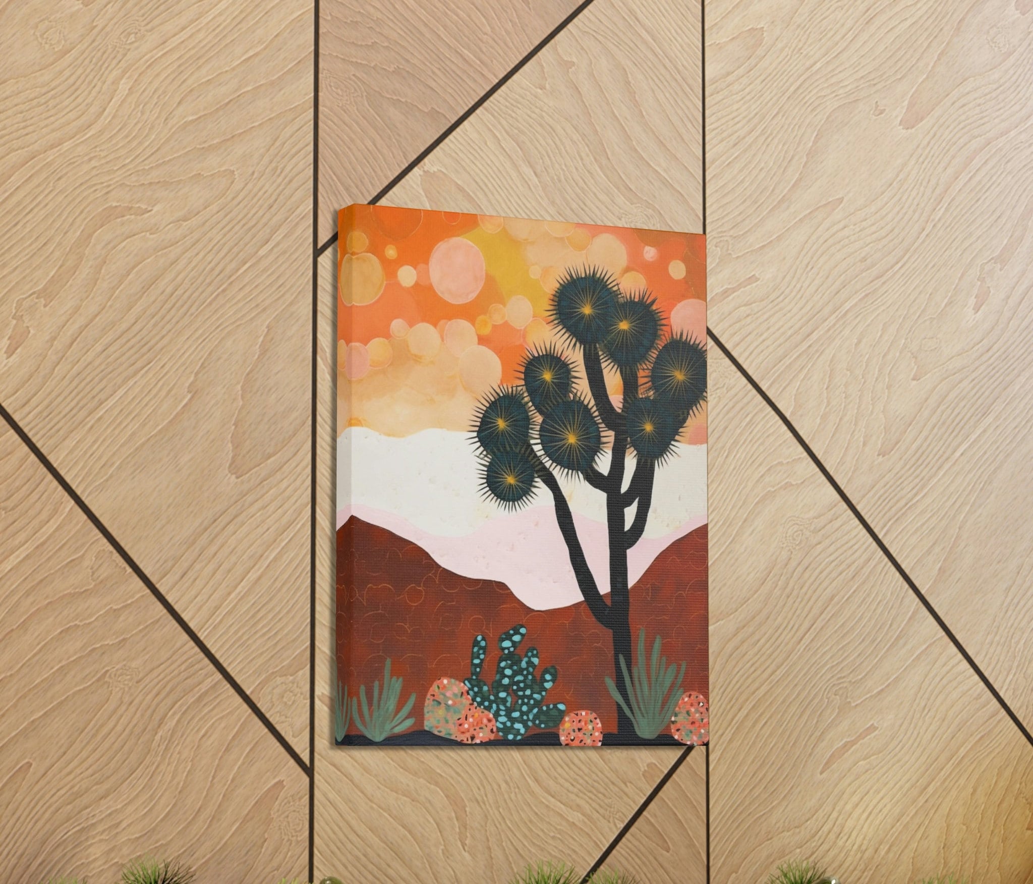 Joshua Tree Painting Joshua Tree Wall Art Print Southwest - Etsy