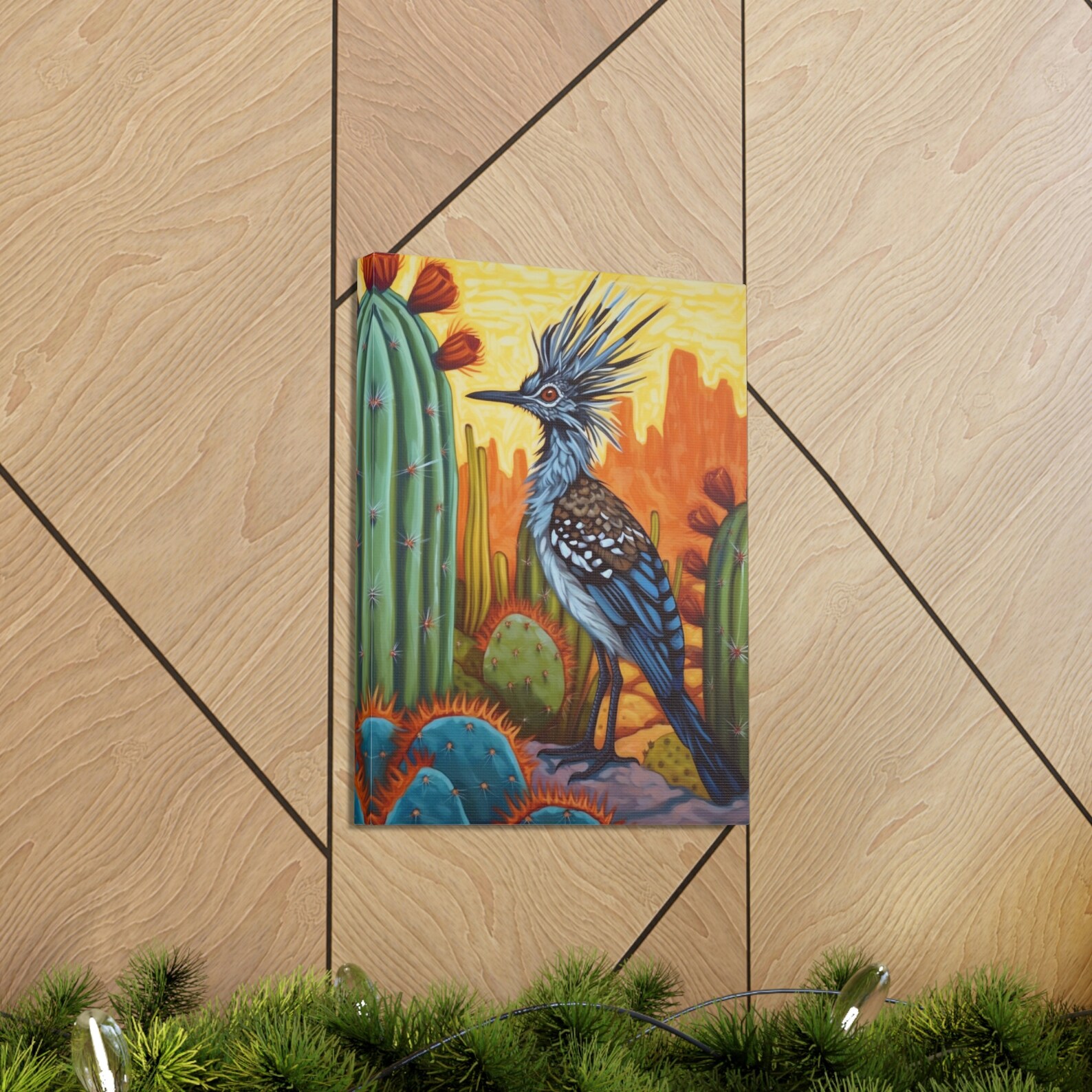 Roadrunner Wall Art Print, Western Decor, Southwestern Wallart, Sonoran ...