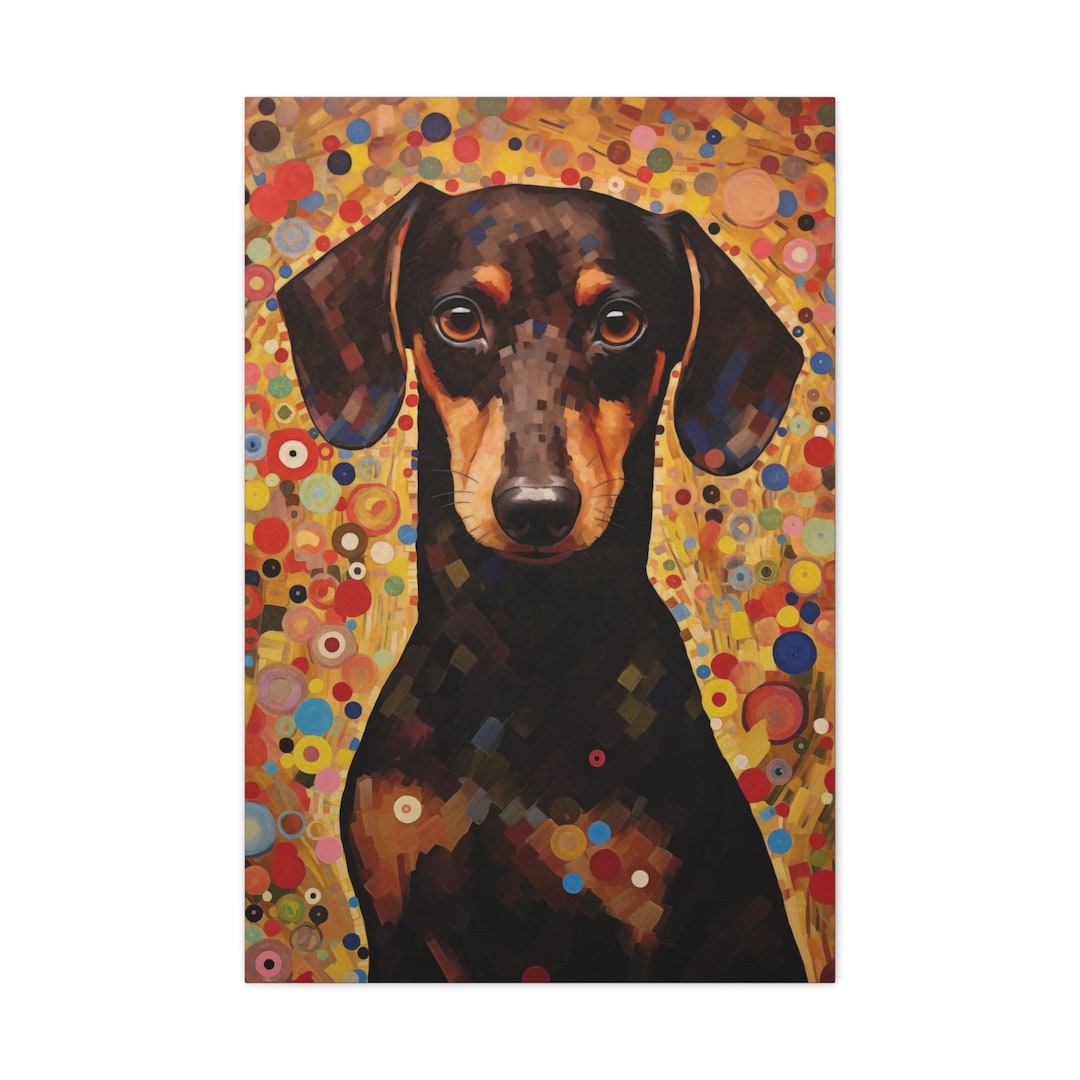 Dachshund Print Doxie Wall Art Weiner Dog Decor Weenie Dog Illustration ...