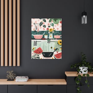 Kitchen Watercolor Print, Kitchen Wall Art, Food Art, Cooking Art Print ...