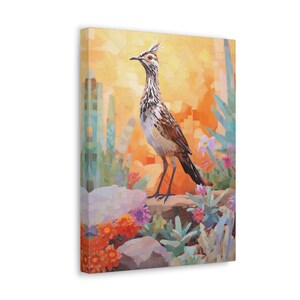 Roadrunner Art Print, Desert Bird Western Home Decor, Southwestern ...