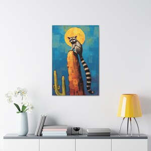 Ring Tail Cactus Art Print Desert Cactus Western Home Decor ...