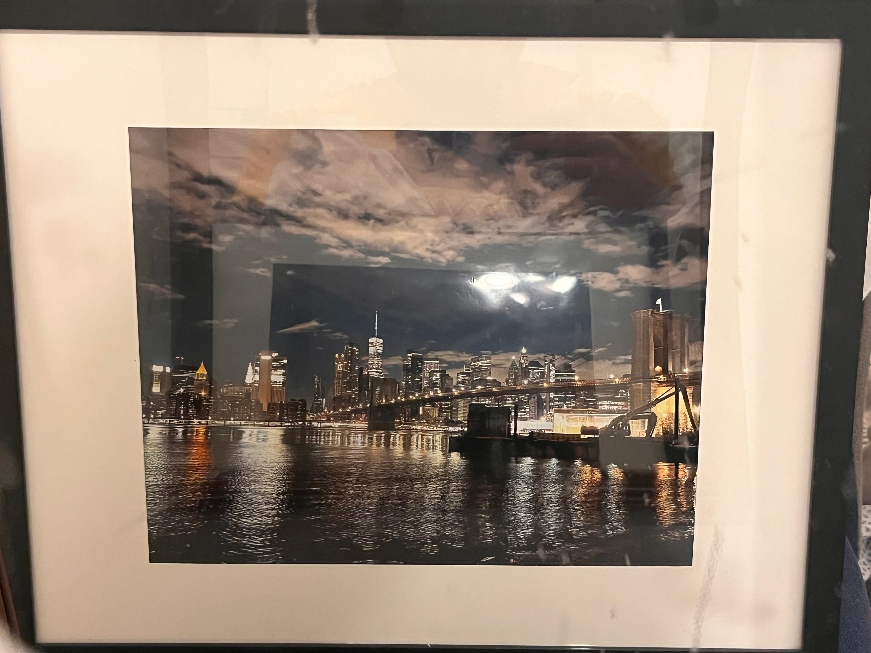 NYC Skyline Framed Pic Wall Decor - Etsy