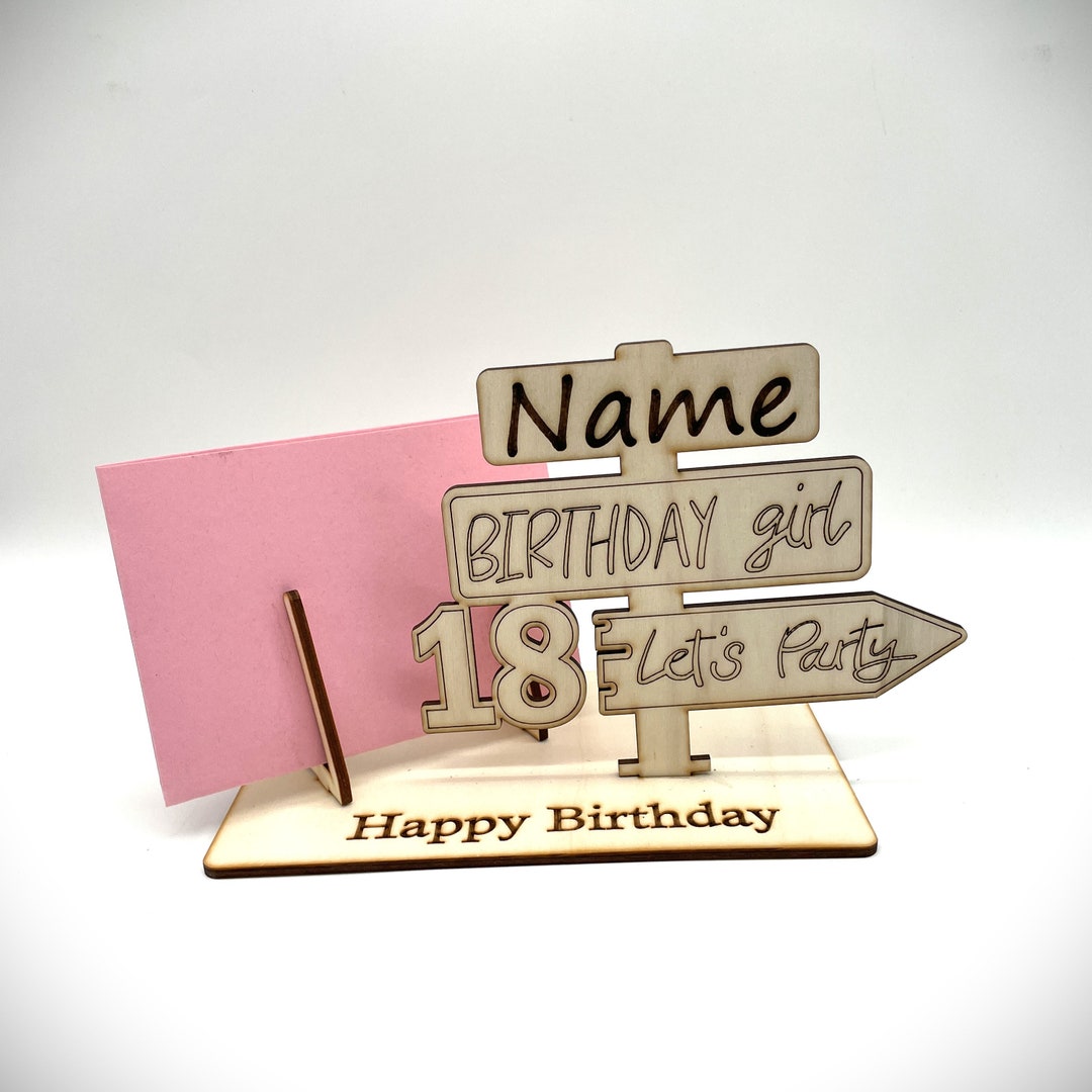 Gift Voucher, 18th Birthday, Cash Gift for 18th Birthday ...