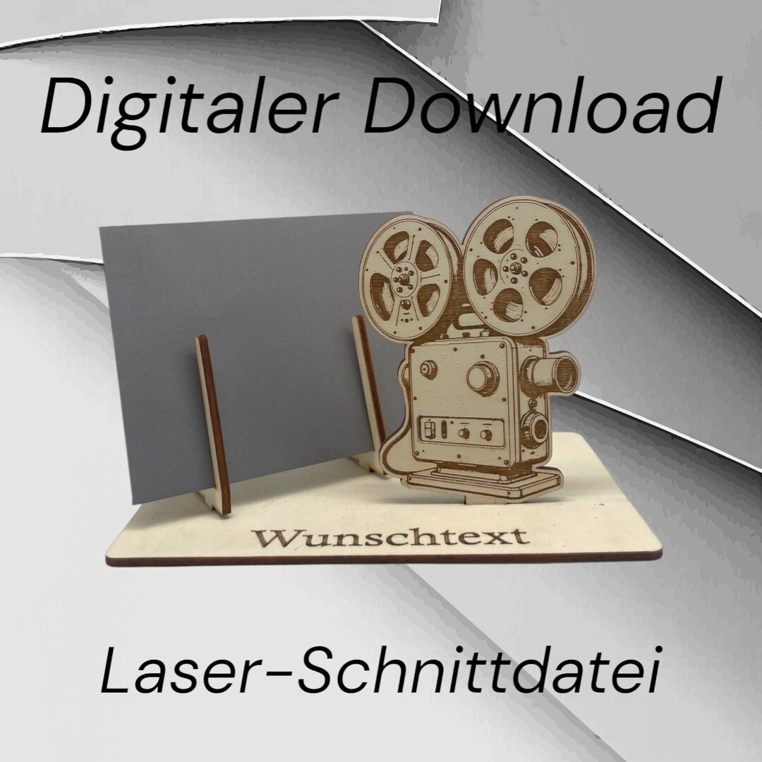 Laser Cutting File Film Projector – DXF, SVG, Digital Cutting File ...