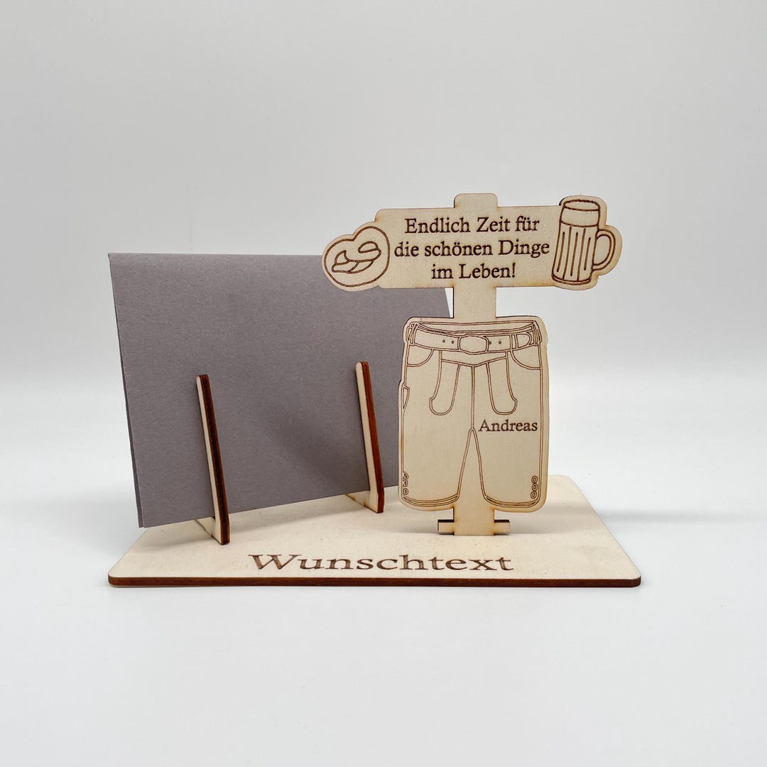 Voucher and Cash Gift for Retirement Personalized Voucher Holder With ...