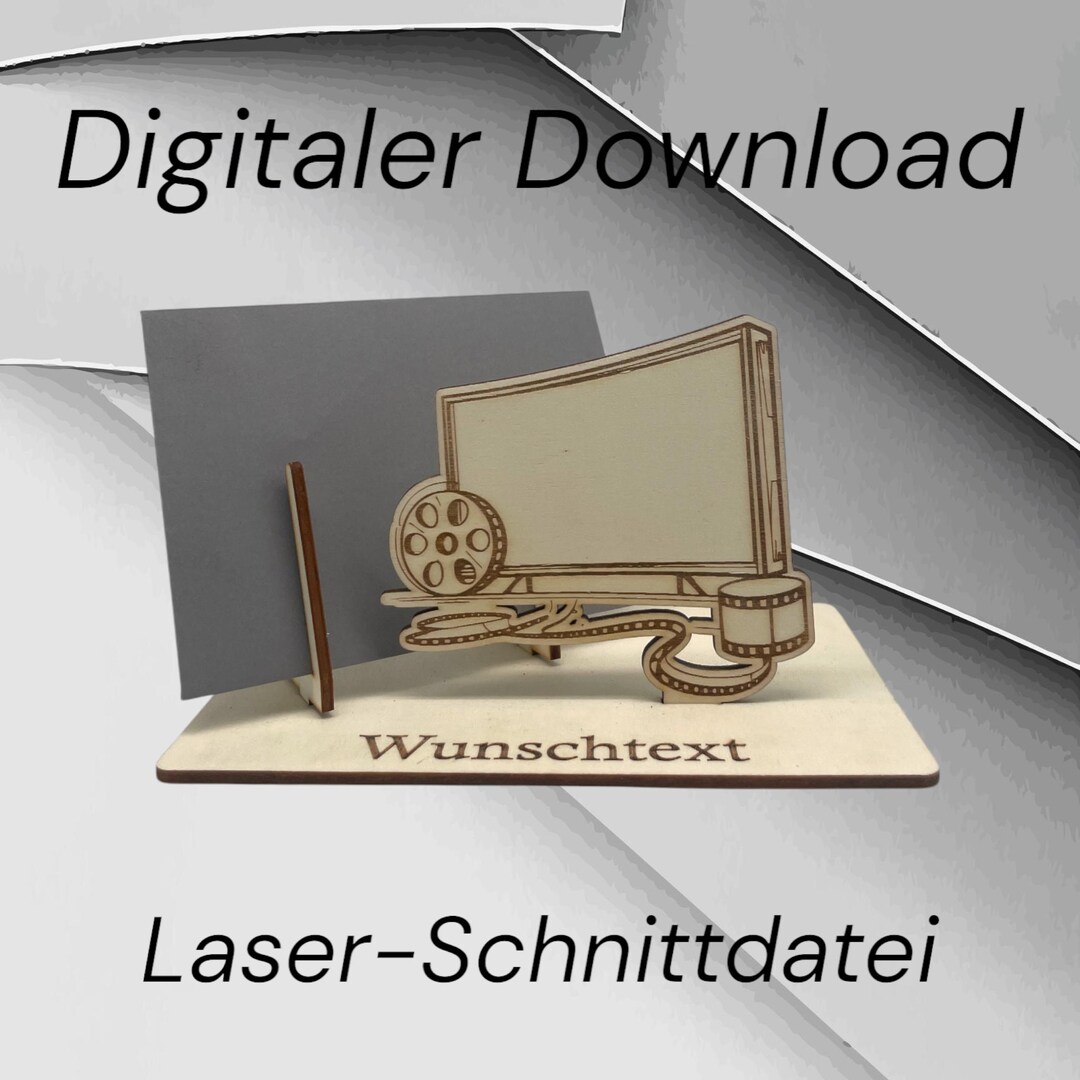 Laser Cutting File Cinema Screen With Film Reel – DXF, SVG, Digital ...