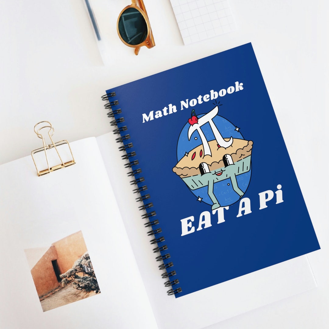 Eat A Pi Math Notebook - Make Math Fun With This Cute Journal Suitable ...