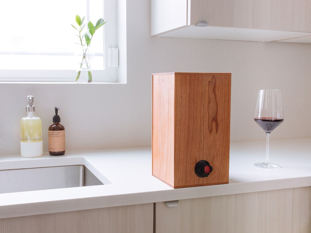 Boxed Wine Cover Cherry Boxed Wine Case Fits 3L Boxes of Wine Solid ...