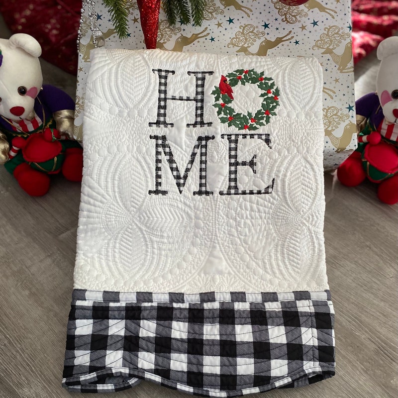 Christmas Quilt - Etsy