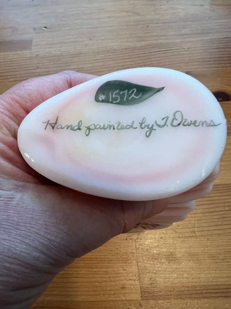 Vintage Fenton Rosealine Art Glass Hand Painted Butterfly - Etsy