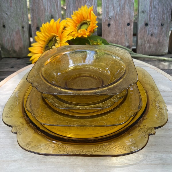 Amber Gold Glass - Etsy