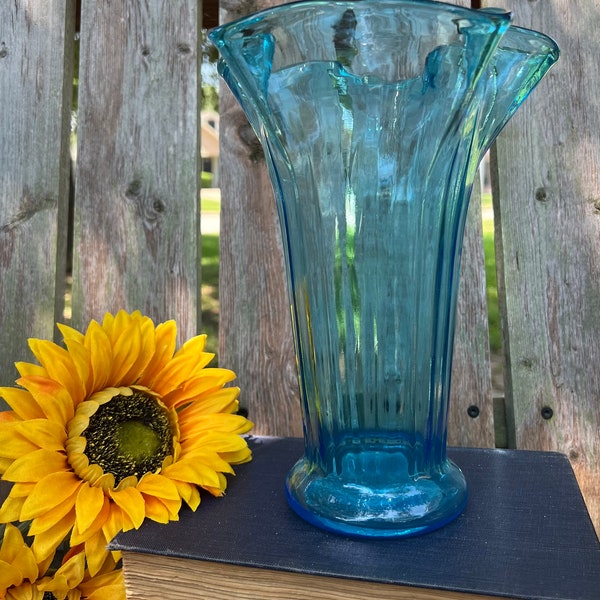 Turquoise Vase - Etsy
