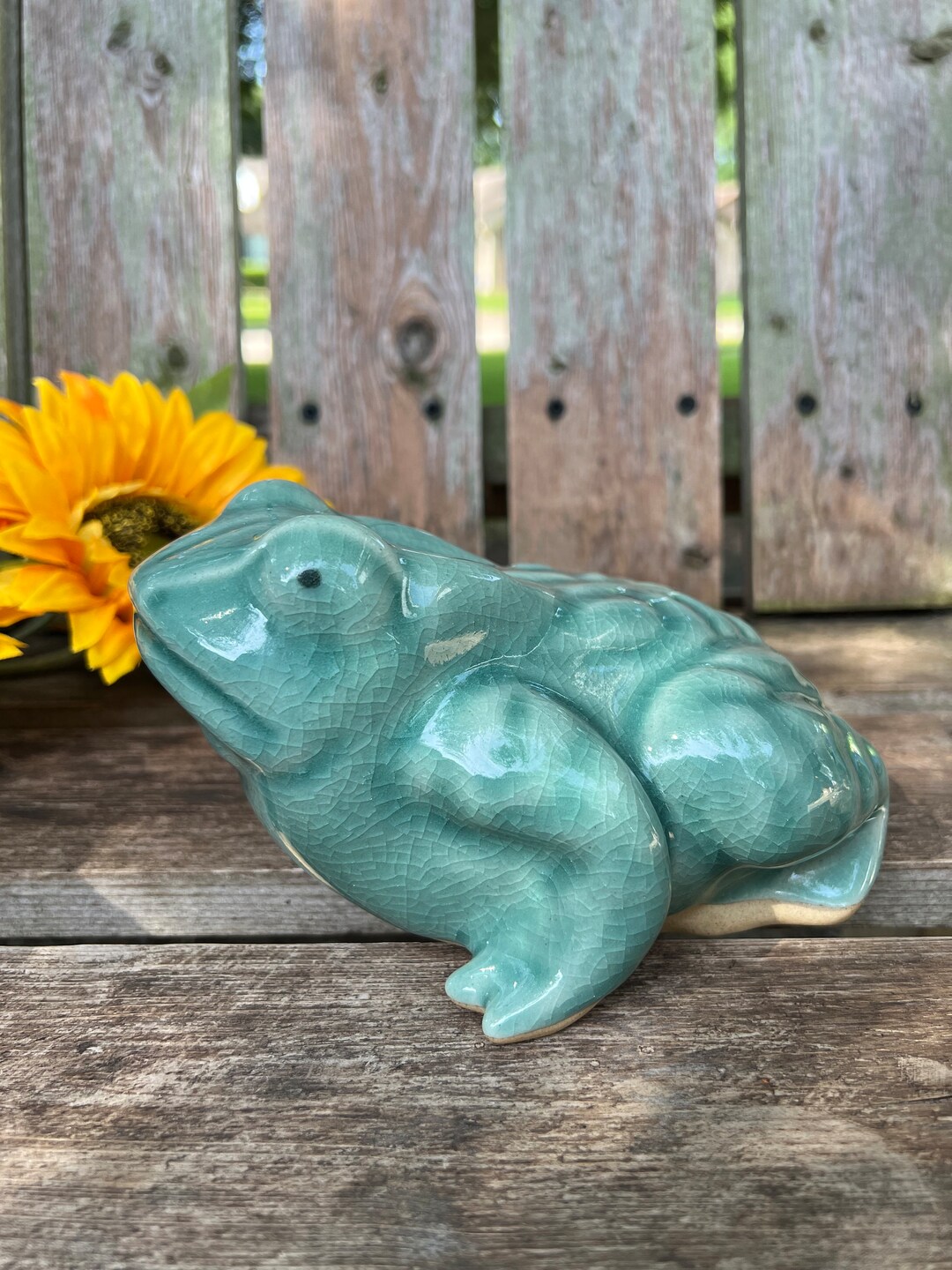 Korean Traditional Celadon Toad Pottery Figurine - Etsy