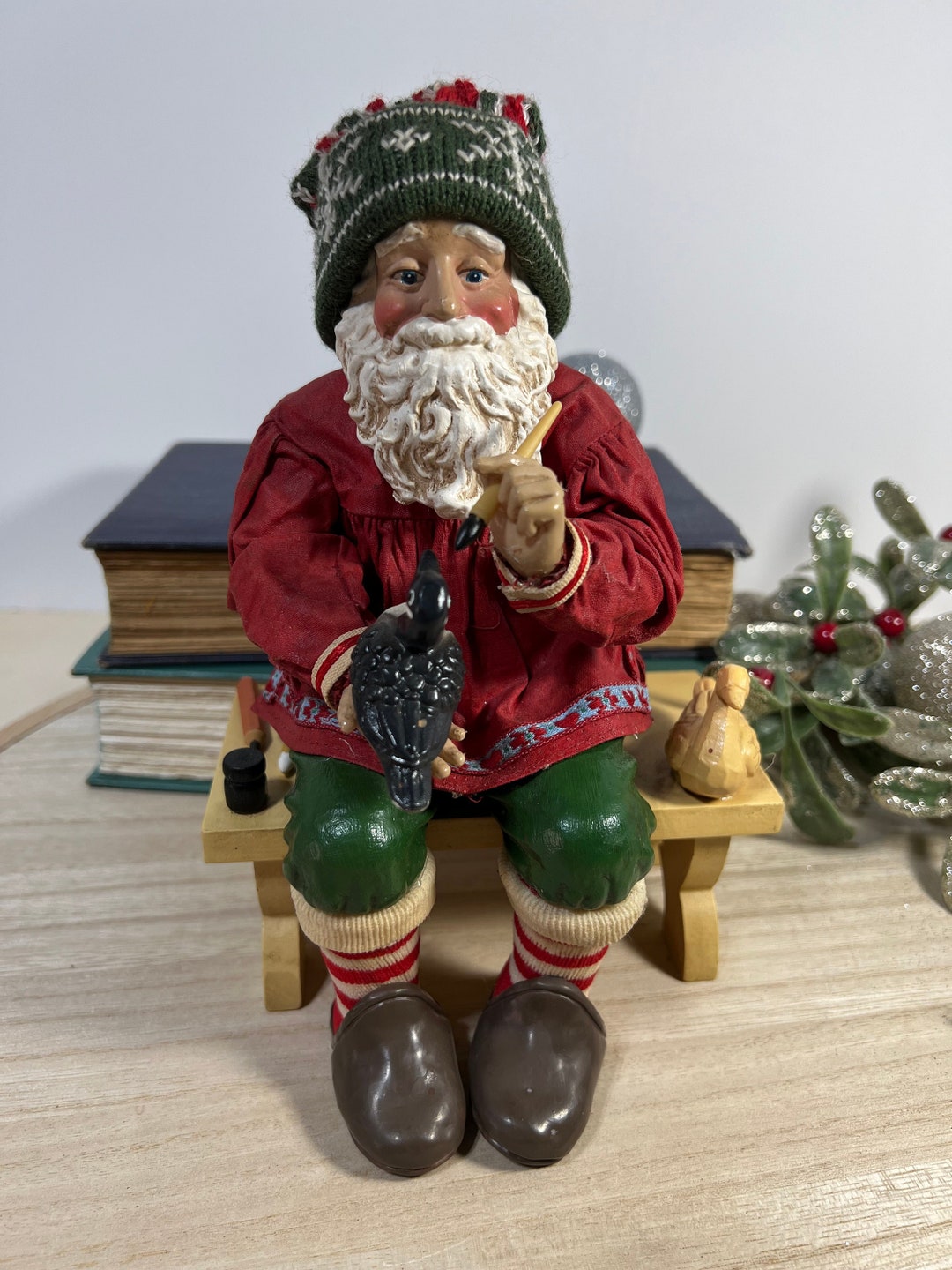 Vintage Clothique 1994 Possible Dreams the Gentle Craftsman Santa - Etsy