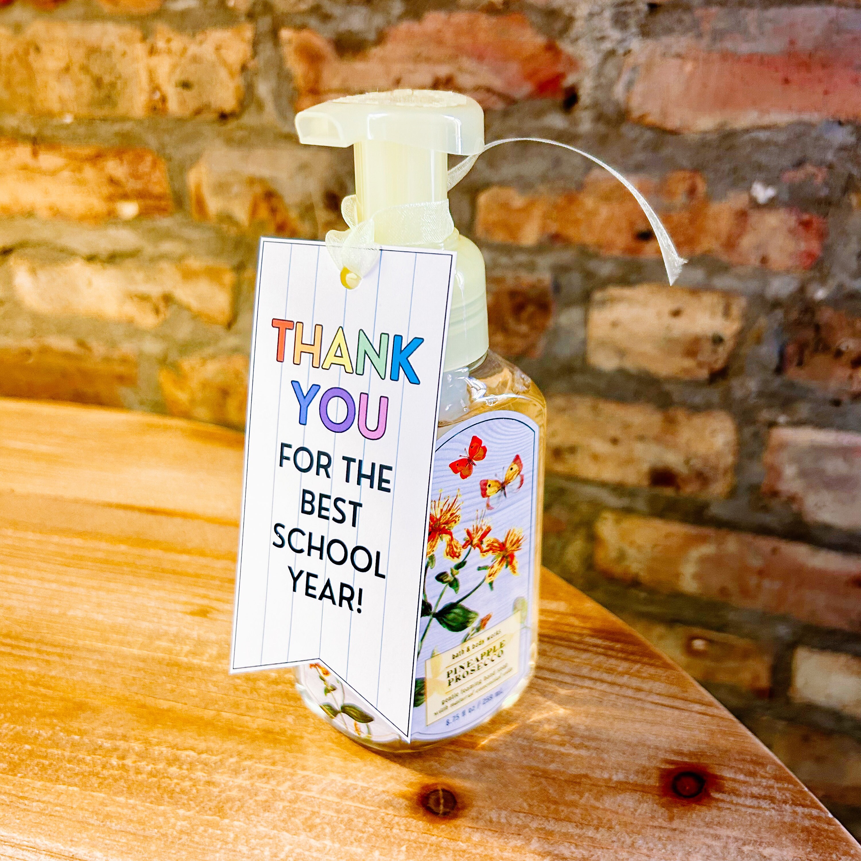 Teacher Gift Printable Bundle // Best Teacher Pennant Flag //instant ...