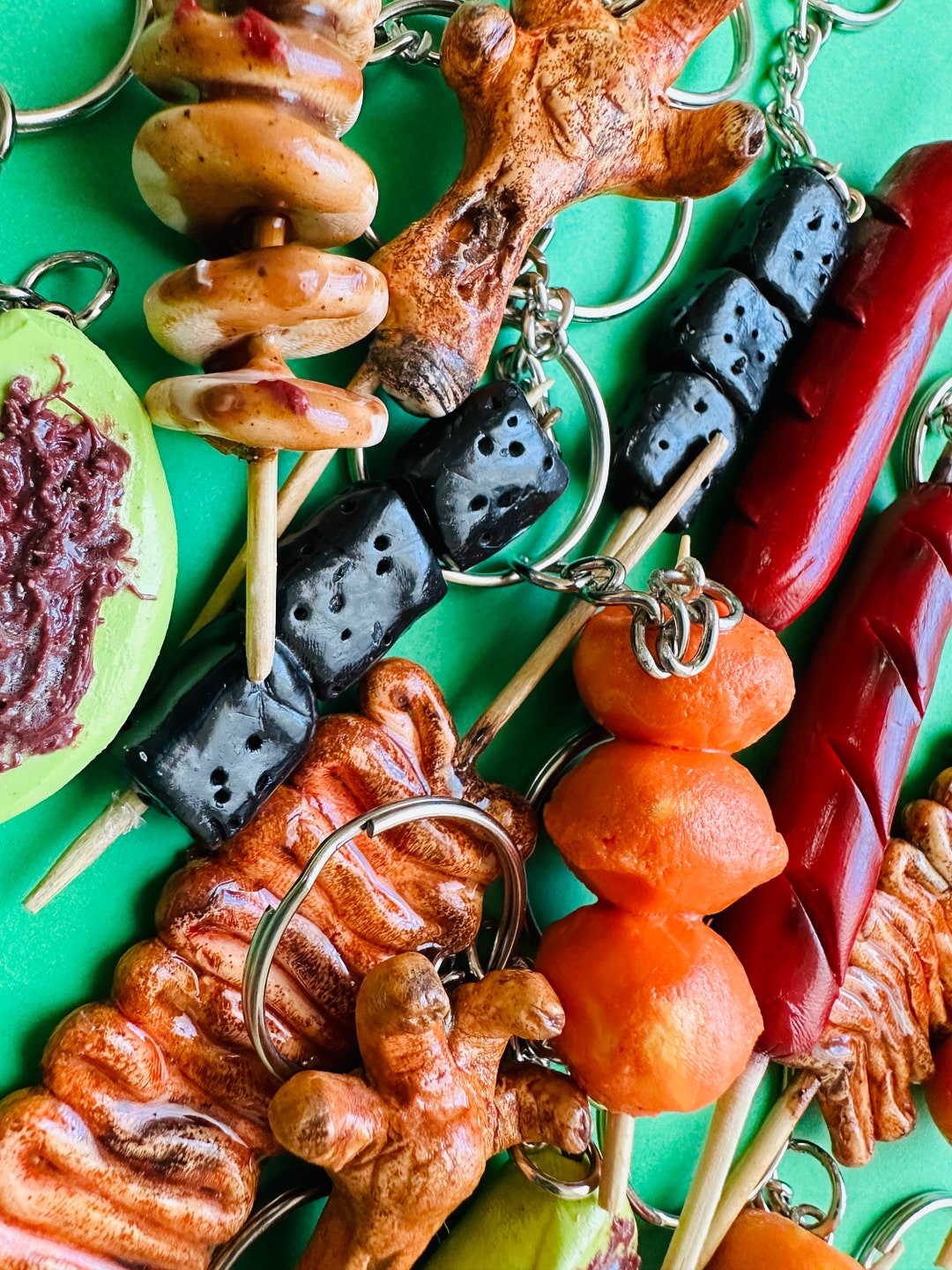 Foodie Keychain, Keychain, Bag Charm, Foodie Gift, Unique Gift ...