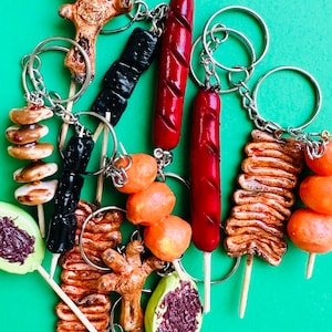 Foodie Keychain, Keychain, Bag Charm, Foodie Gift, Unique Gift ...