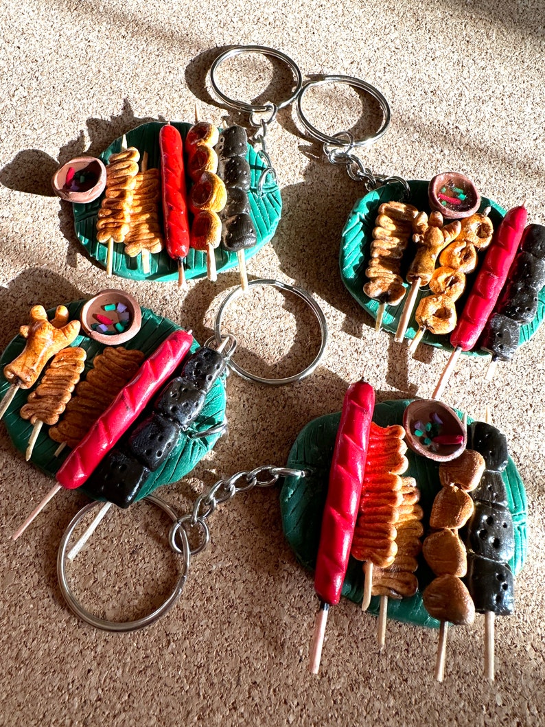 Filipino Stretfood Keychain - Etsy