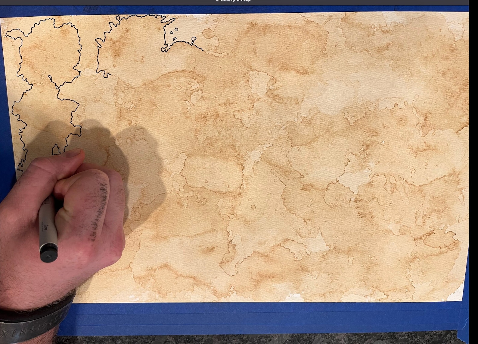 Hand-made Fantasy Maps - Etsy