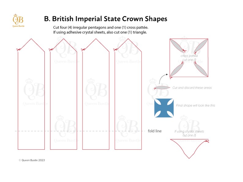 Imperial State Crown – Make It Guide - Etsy