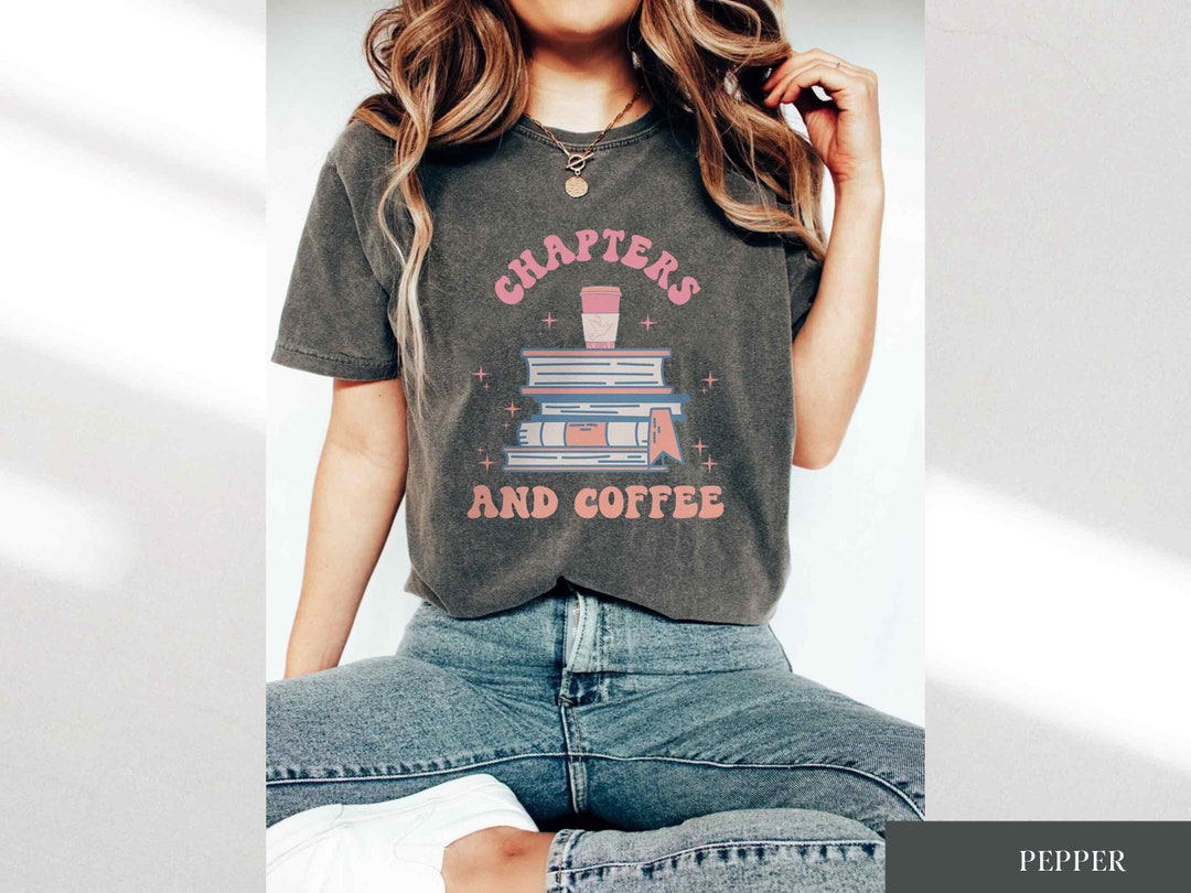 Comort Colors® Booklovers Reading Shirt, Retro Vintage Book T-shirt ...
