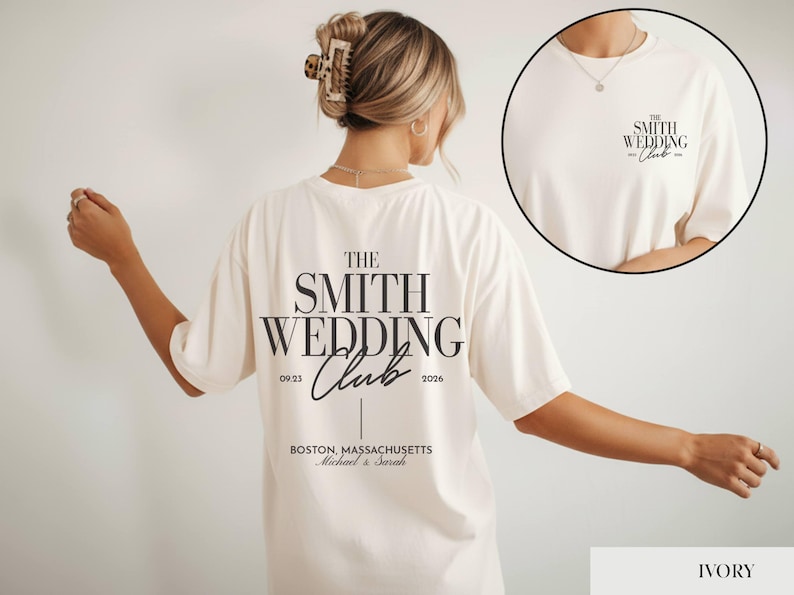 Custom Wedding Tshirt Toss, Personalized Wedding Guest or Newly Wed ...