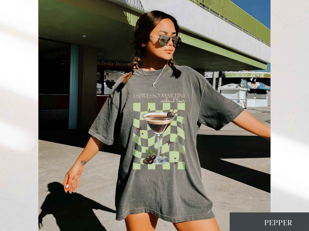 Espresso Martini Cocktail Shirt Trendy Drinking Shirt Gift for Cocktail ...